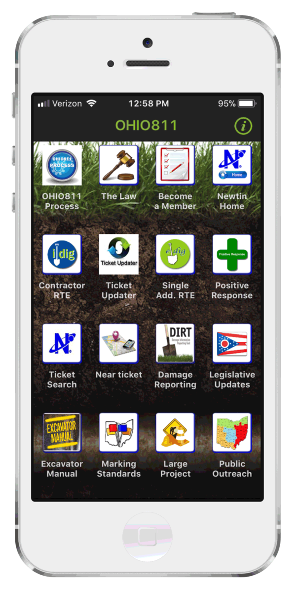 OHIO811 APP – OHIO811 | Call 811 Before You Dig | OHIO811